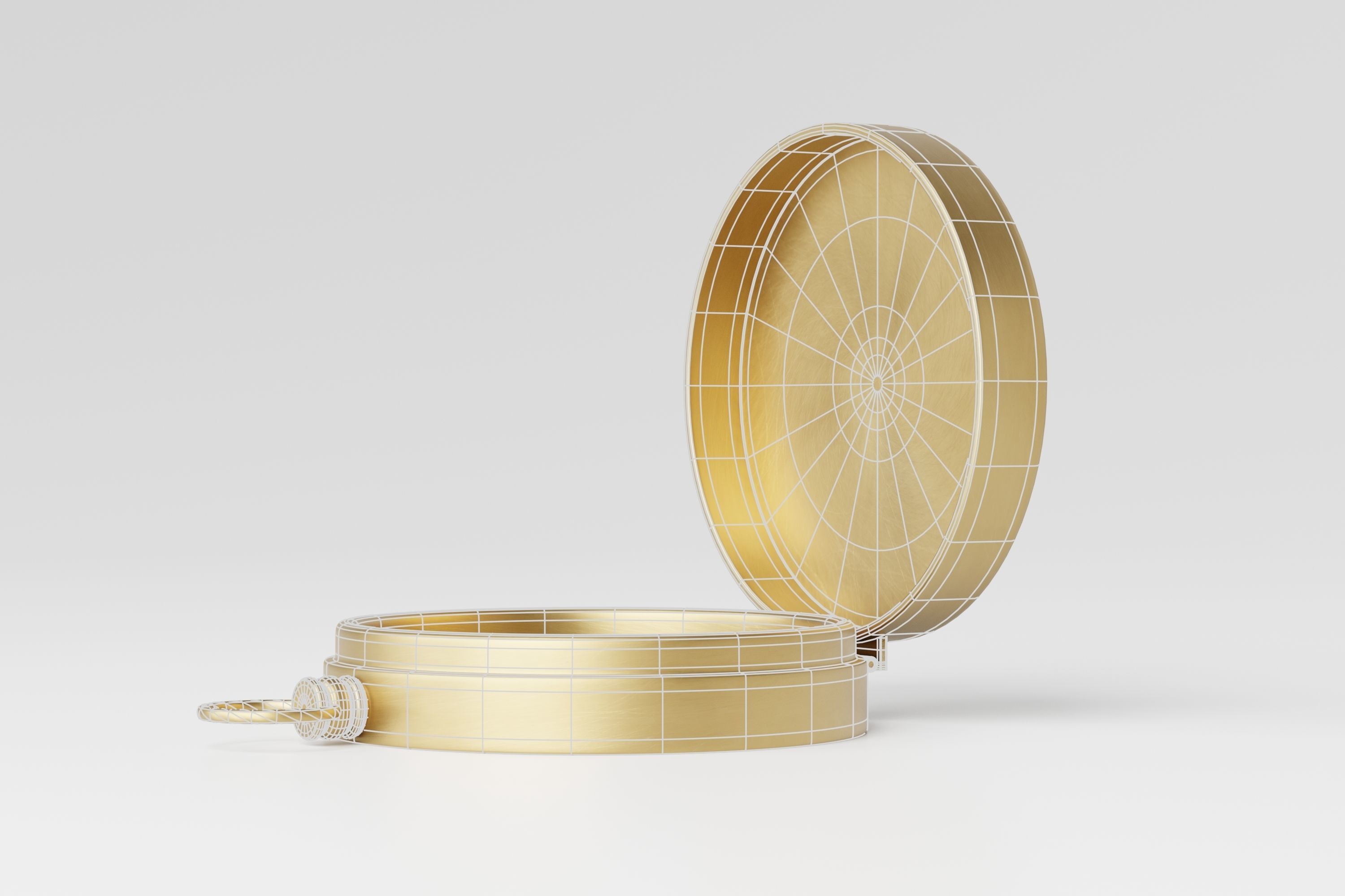 3D model Vintage Pocket Compass VR / AR / low-poly | CGTrader