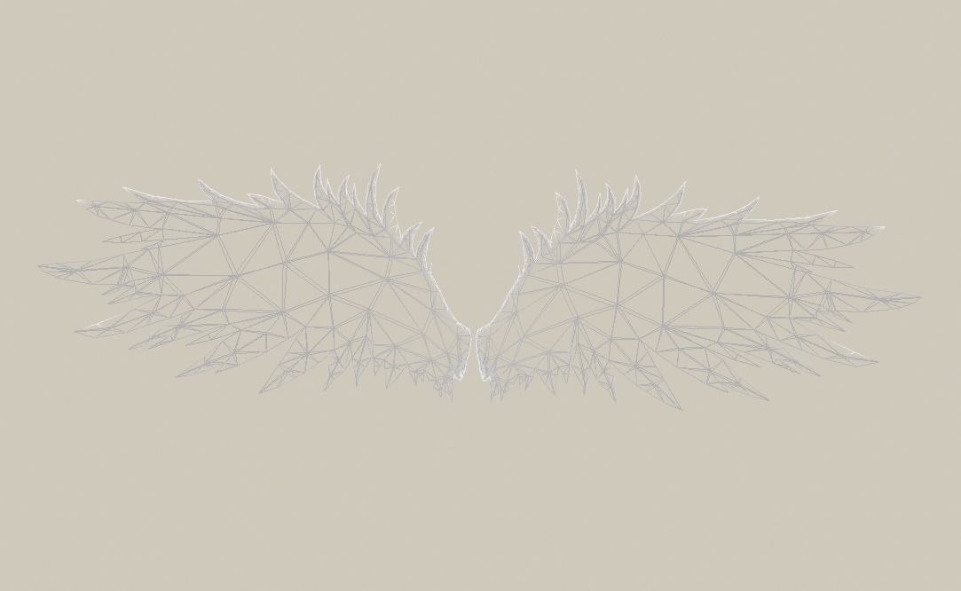 3D model Futuristic Wing VR / AR / low-poly | CGTrader