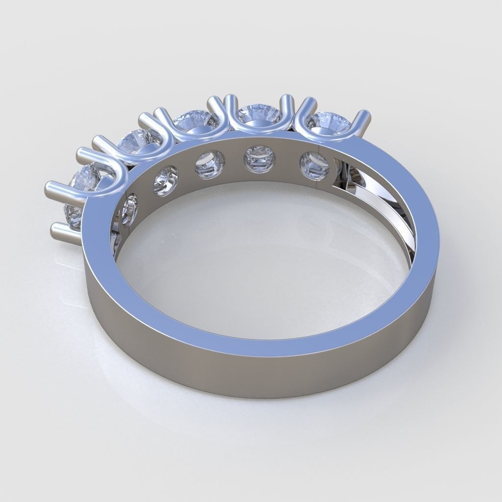 Diamond ring 3D model 0291 3D printable model 3D model 3D printable ...