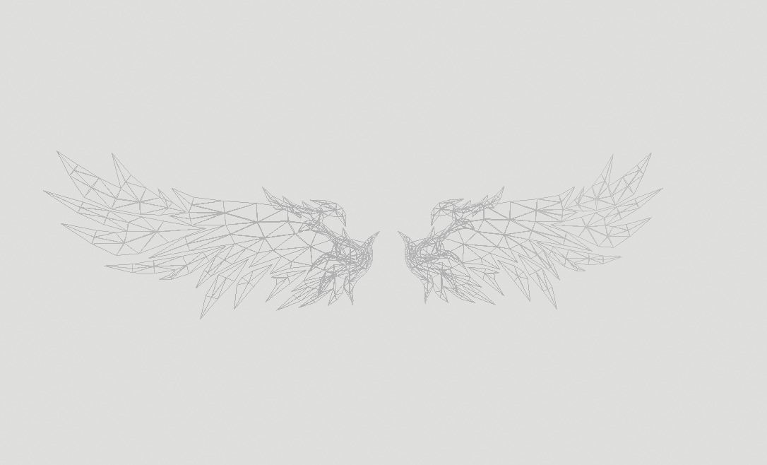 3D model Fire Wing VR / AR / low-poly | CGTrader