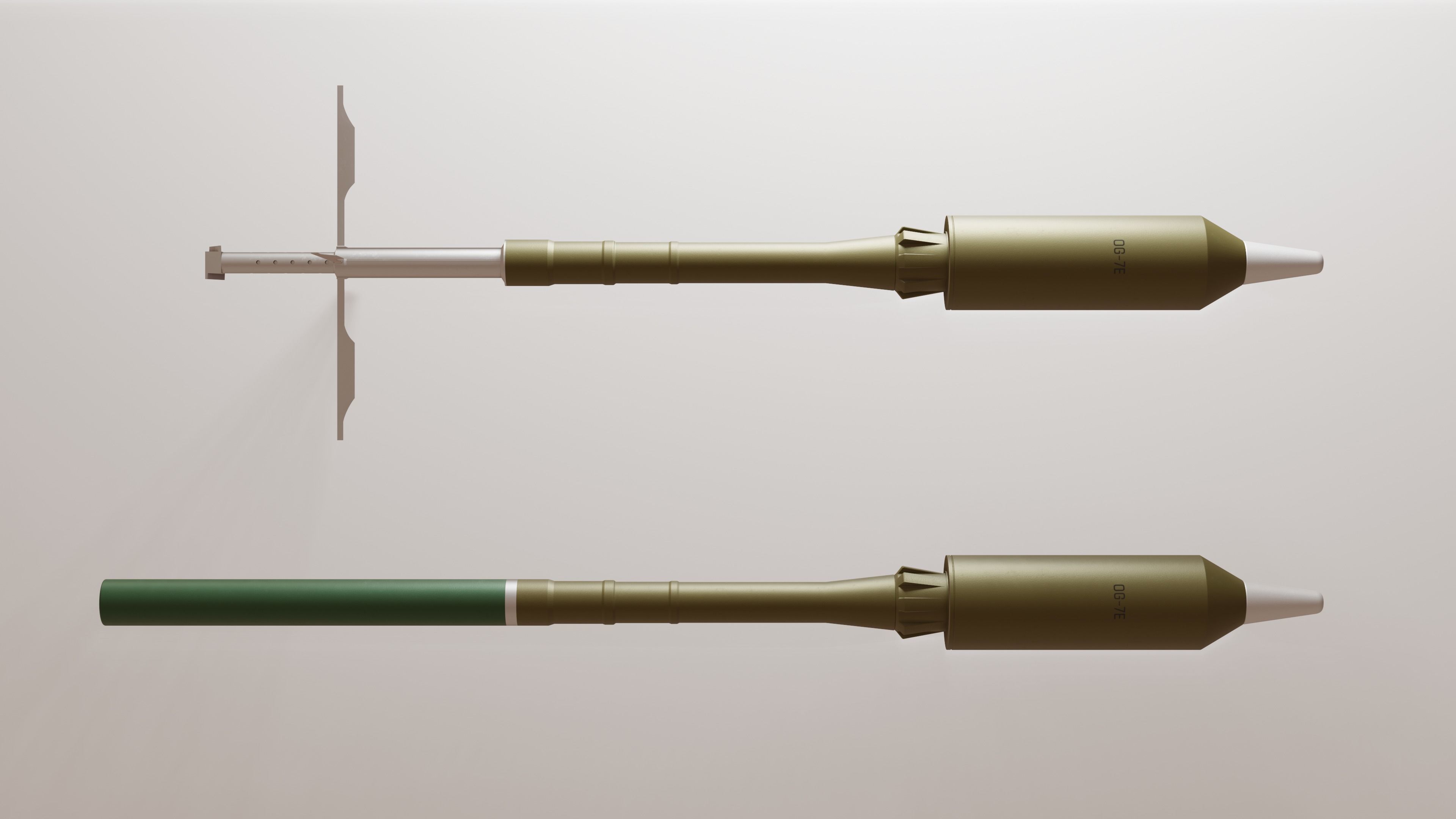 3D model Ultimate RPG 7 Pack With Rockets VR / AR / low-poly | CGTrader