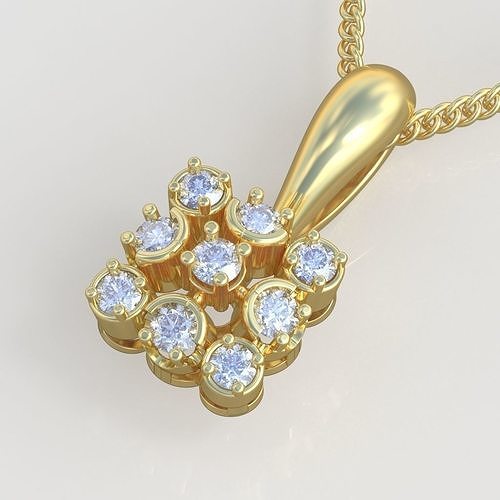 Exclusive Pendant model 3D 0208 printable model10 3D model 3D printable ...