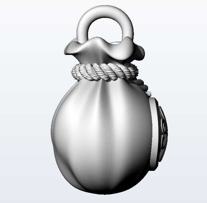 Good Luck Pouch 3D model 3D printable | CGTrader