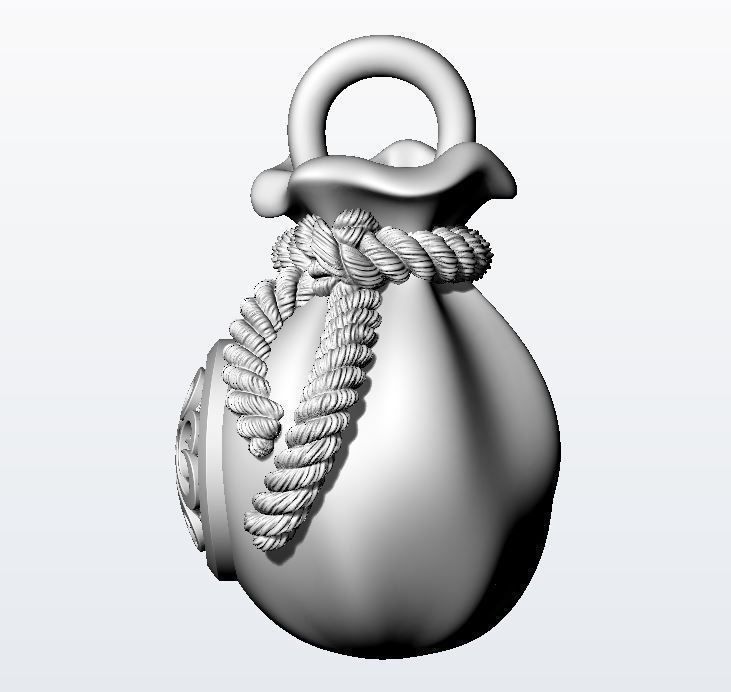 Good Luck Pouch 3D model 3D printable | CGTrader