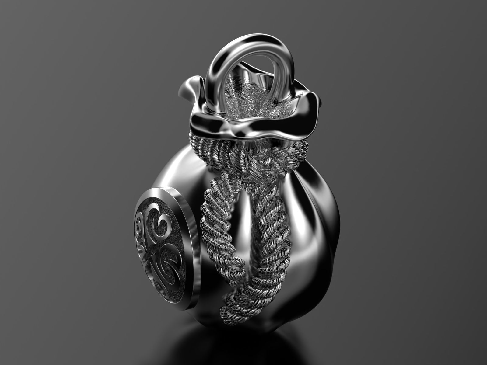 Good Luck Pouch 3D model 3D printable | CGTrader