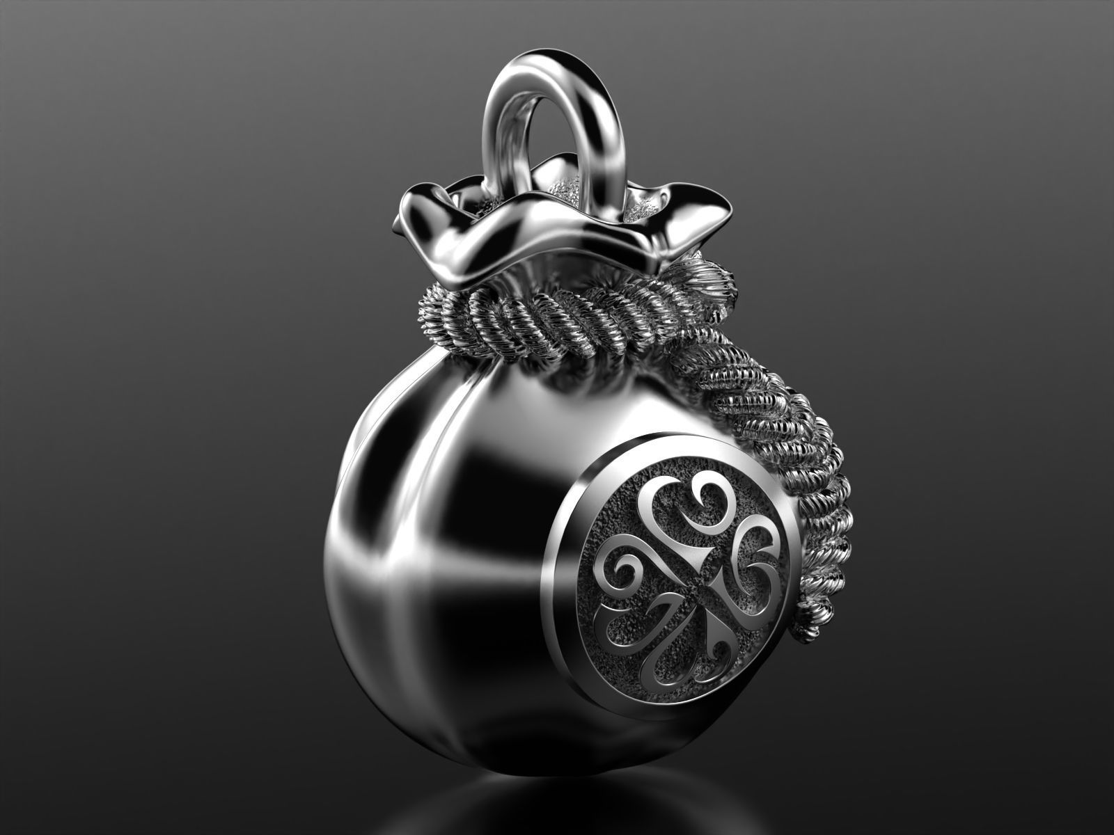 Good Luck Pouch 3D model 3D printable | CGTrader