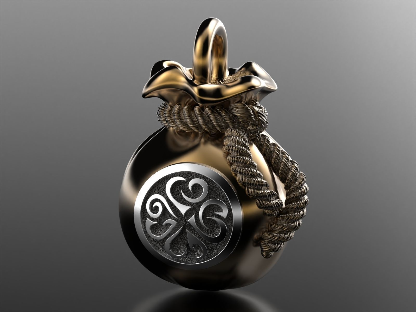 Good Luck Pouch 3D model 3D printable | CGTrader