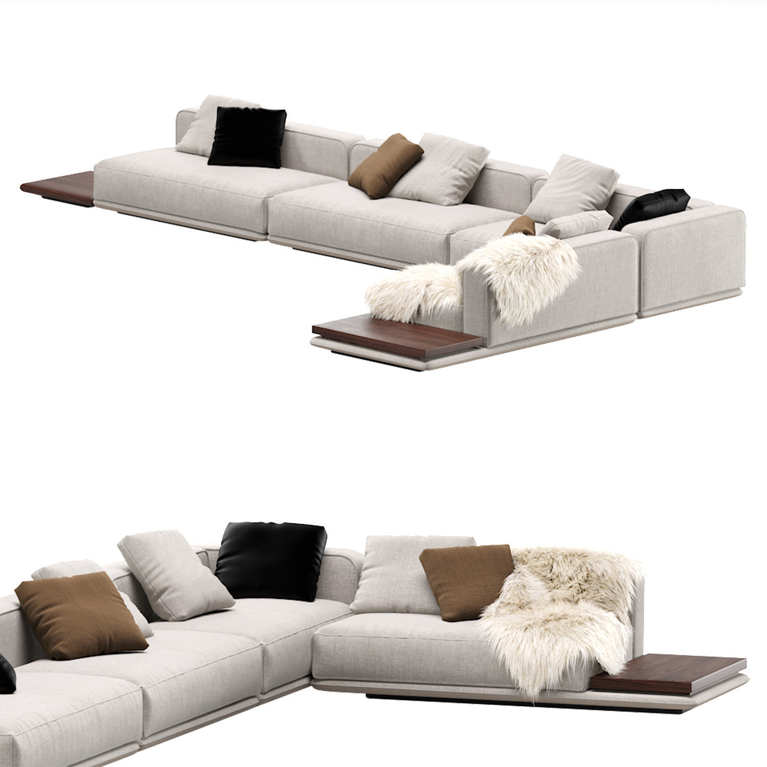 Minotti HORIZONTE Modular Sofa 17 3D model | CGTrader