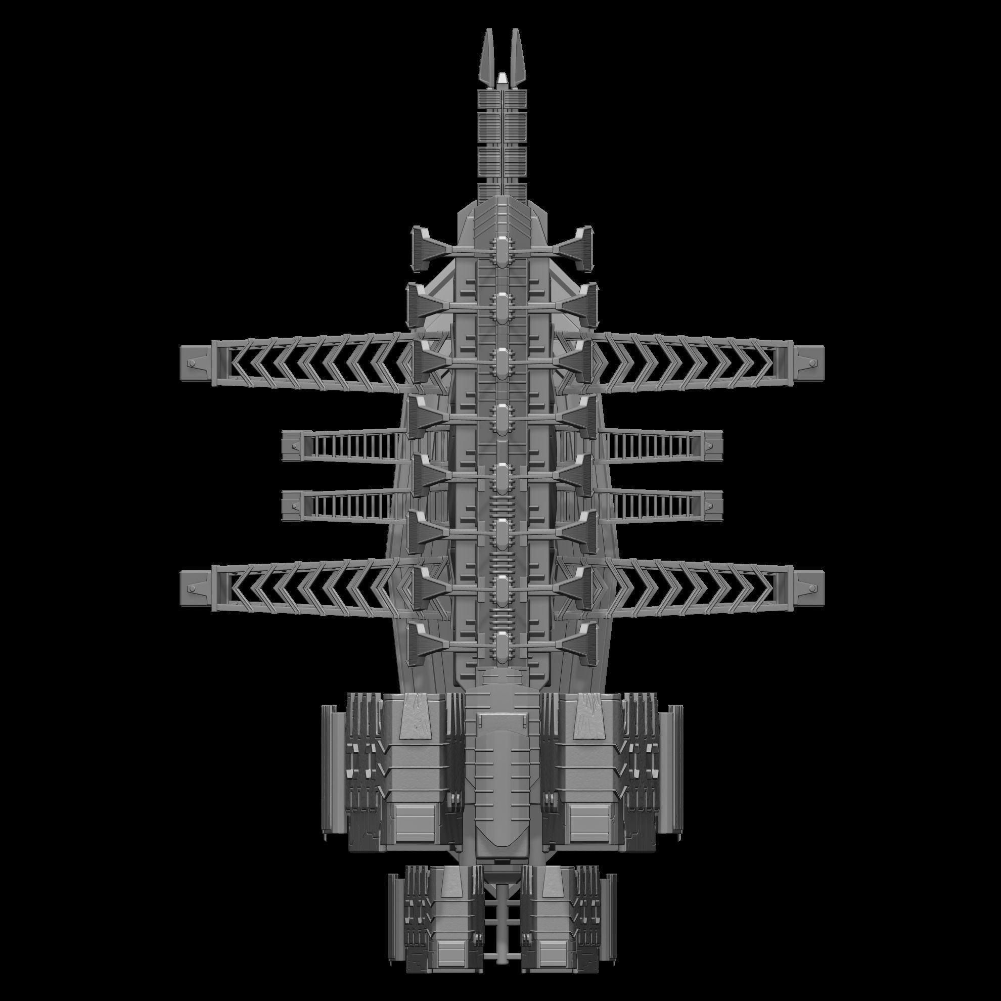 USG Ishimura 3D model 3D printable | CGTrader