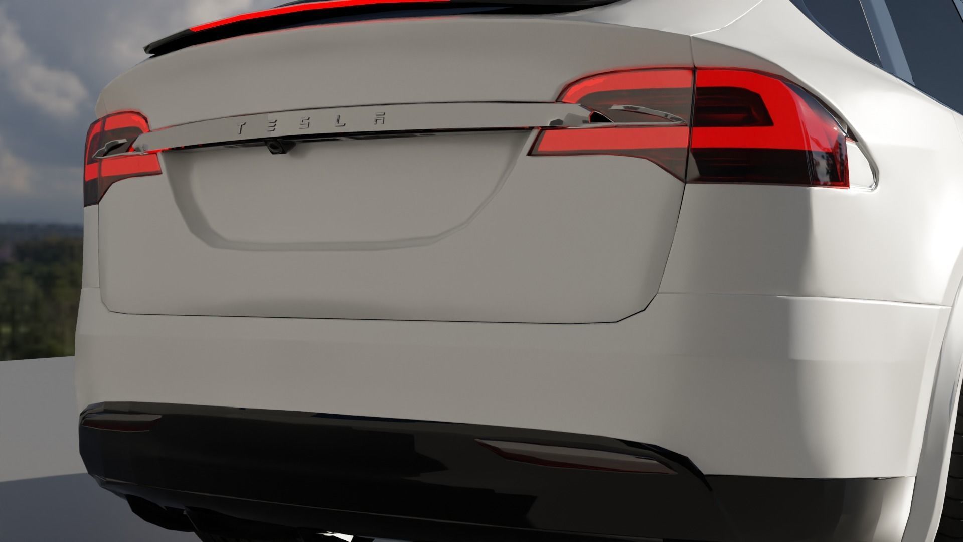 3D model Car Rigged - Tesla Model X VR / AR / low-poly | CGTrader