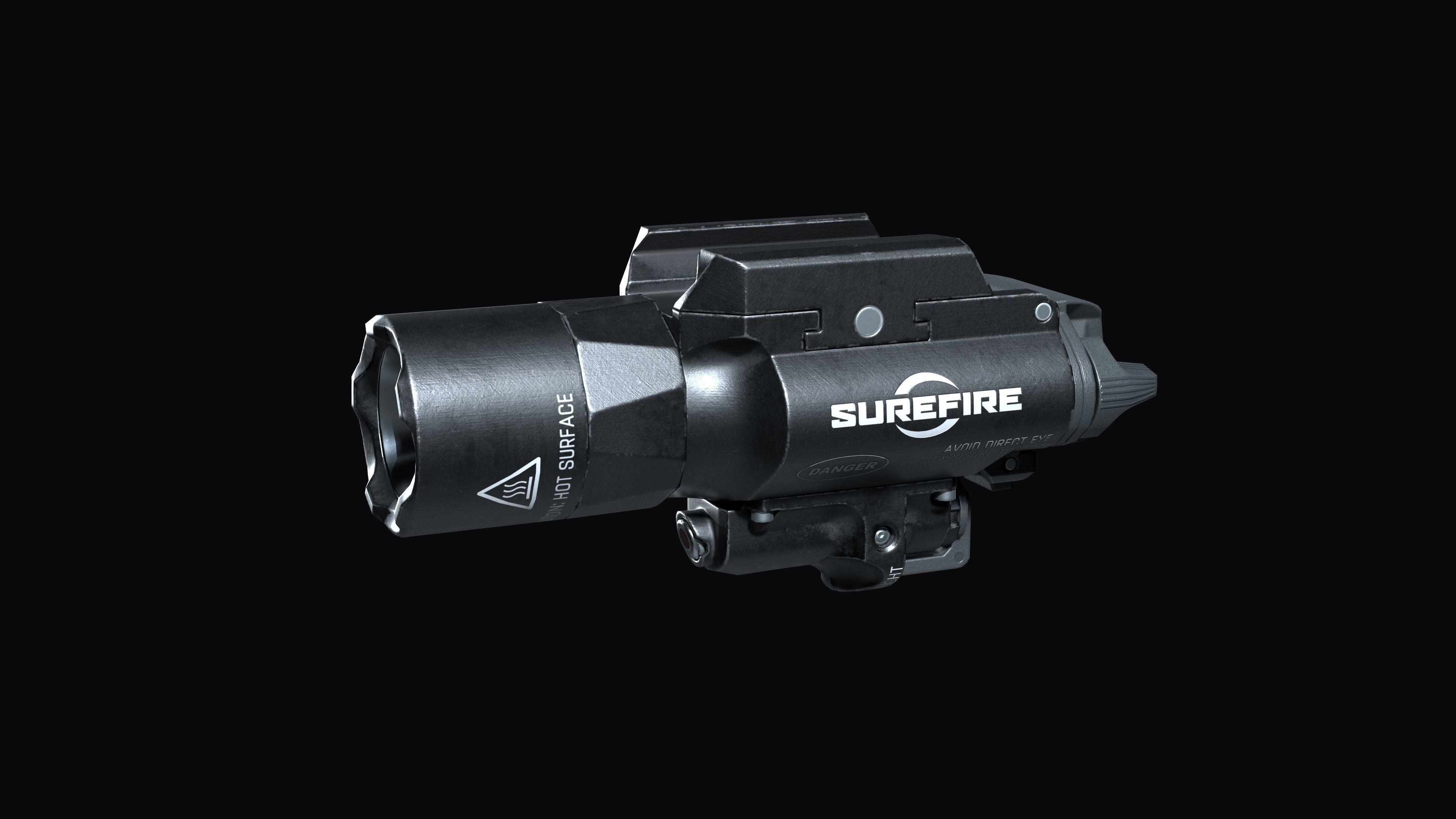 3D model Surefire X400 tactical weaponlight VR / AR / low-poly | CGTrader