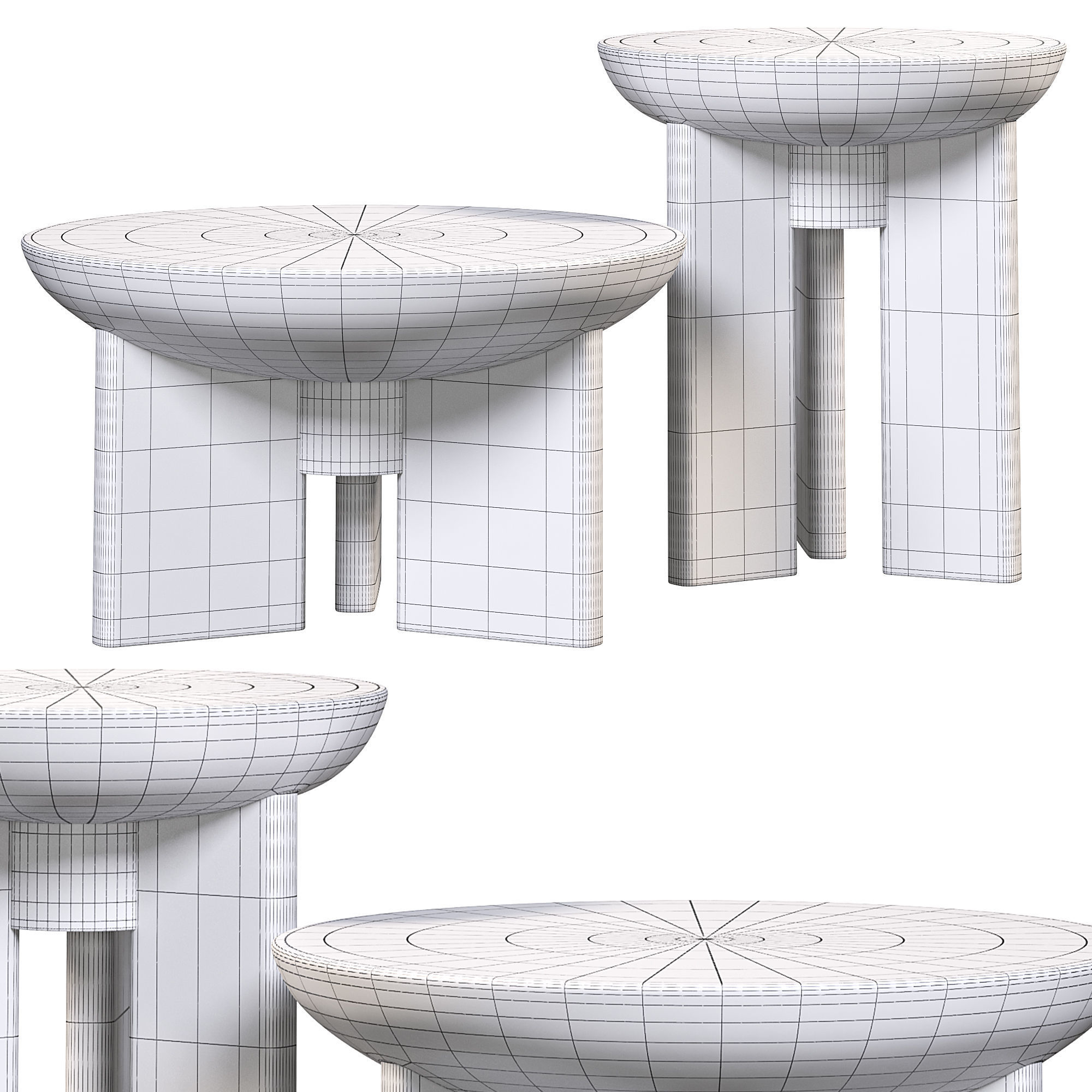Lens Paolo Castelli table 3D model | CGTrader