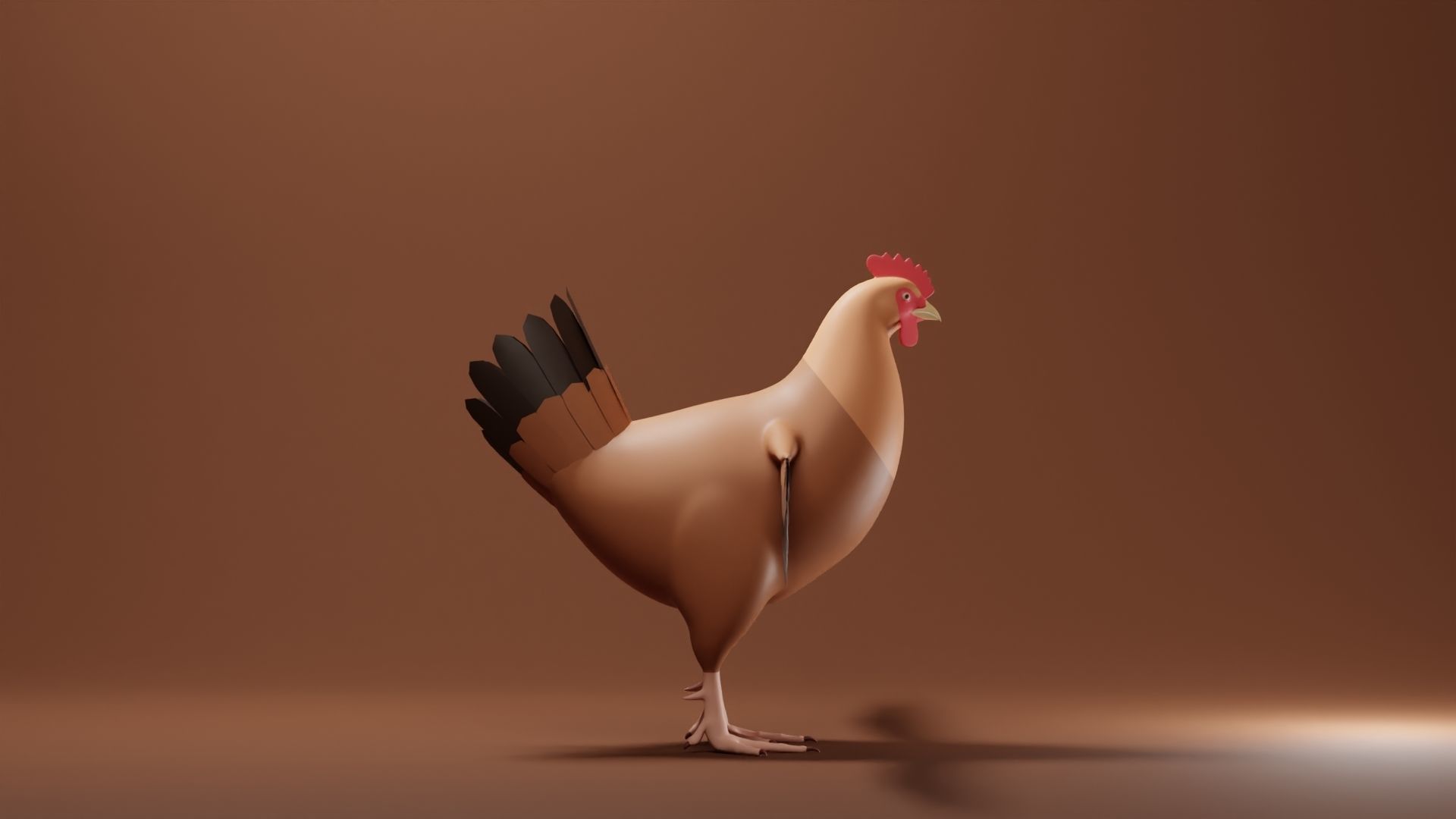 3D model Hen Base Mesh VR / AR / low-poly | CGTrader