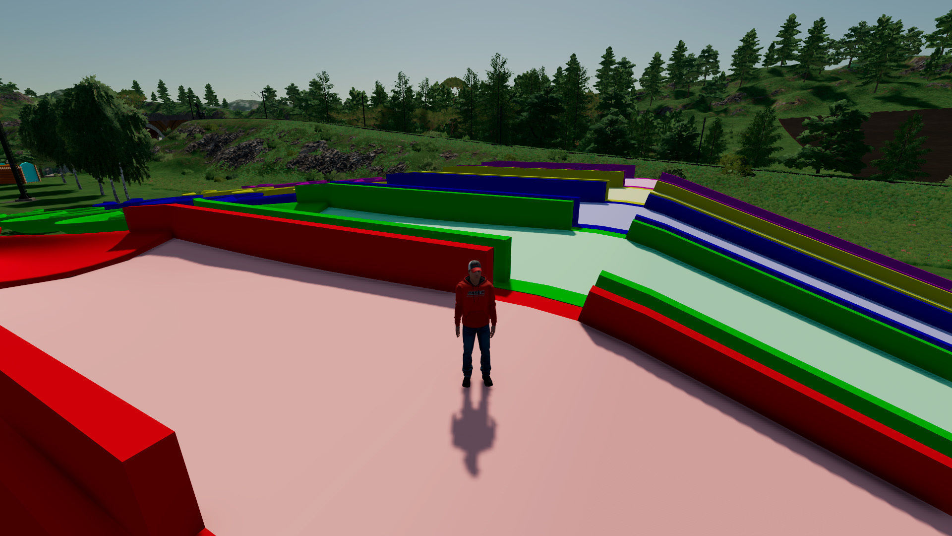 3D model Wonderful Colored Parkour FS22 VR / AR / low-poly | CGTrader