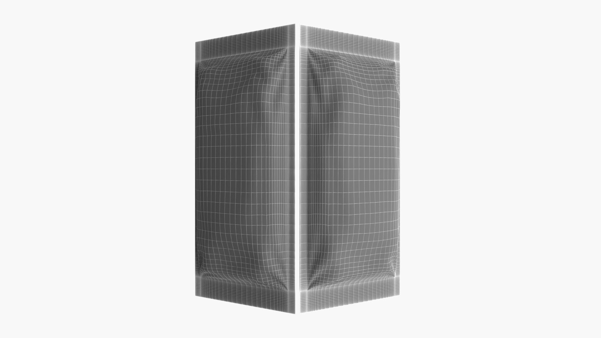 3D model sachet packaging mockup VR / AR / low-poly | CGTrader