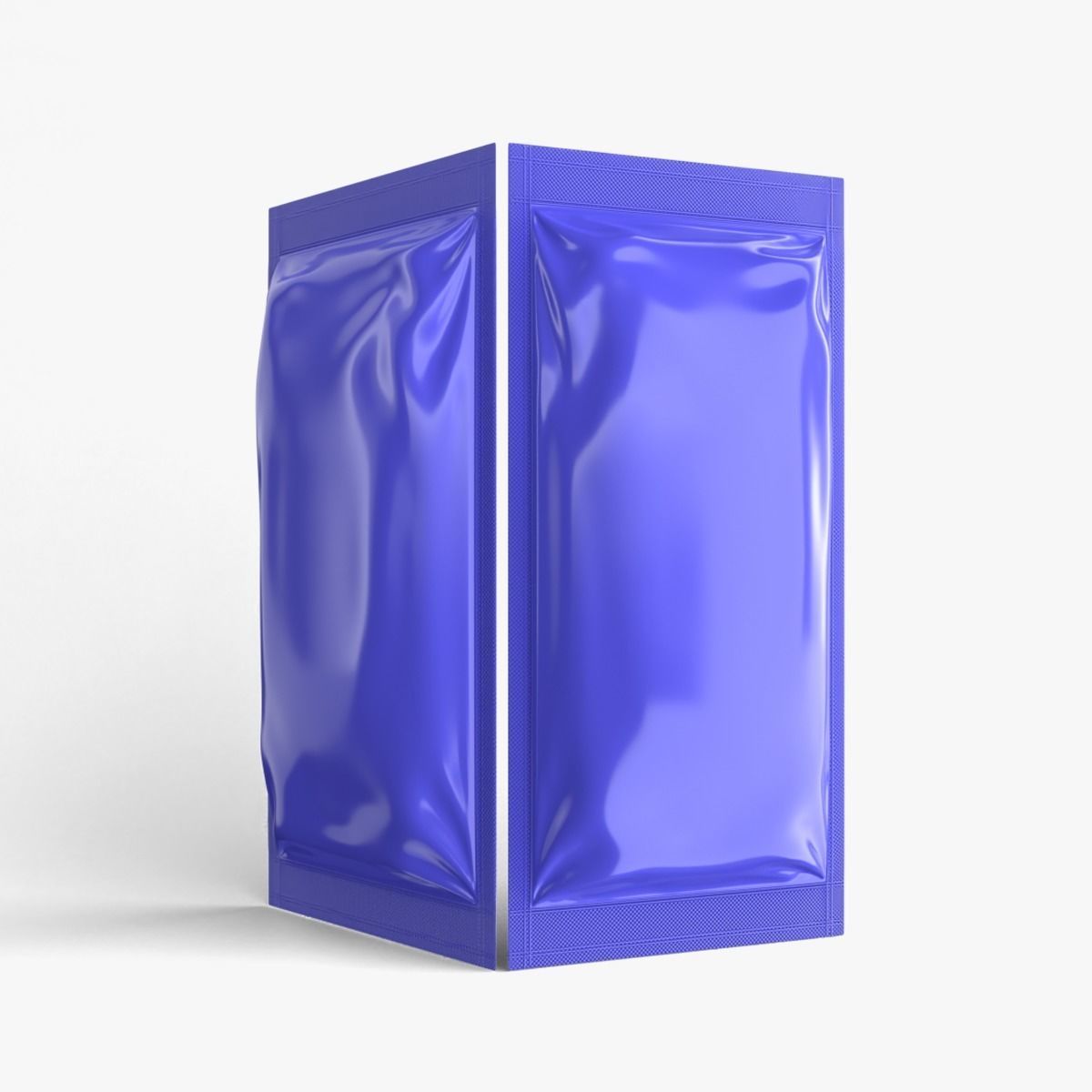 3D model sachet packaging mockup VR / AR / low-poly | CGTrader