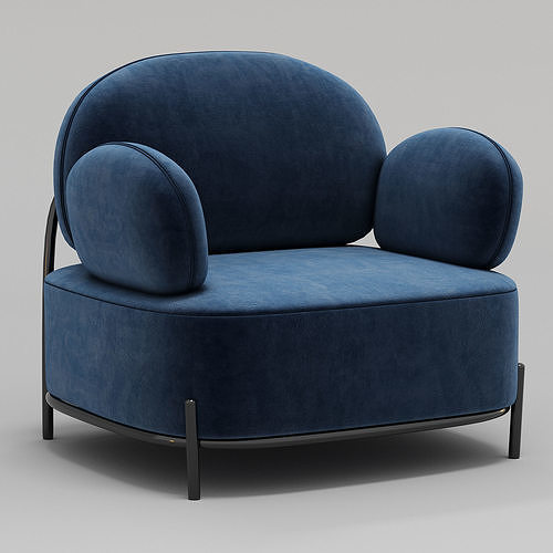Coco Armchair by Imodern 3D model | CGTrader