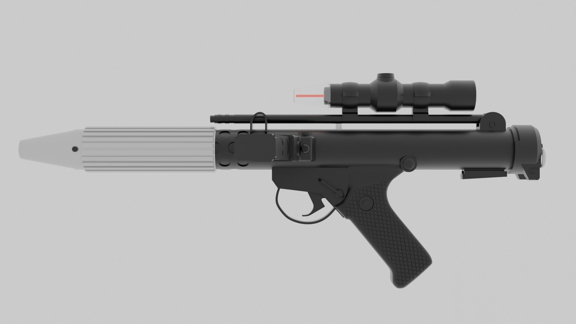DH-17A Blaster 3D model | CGTrader