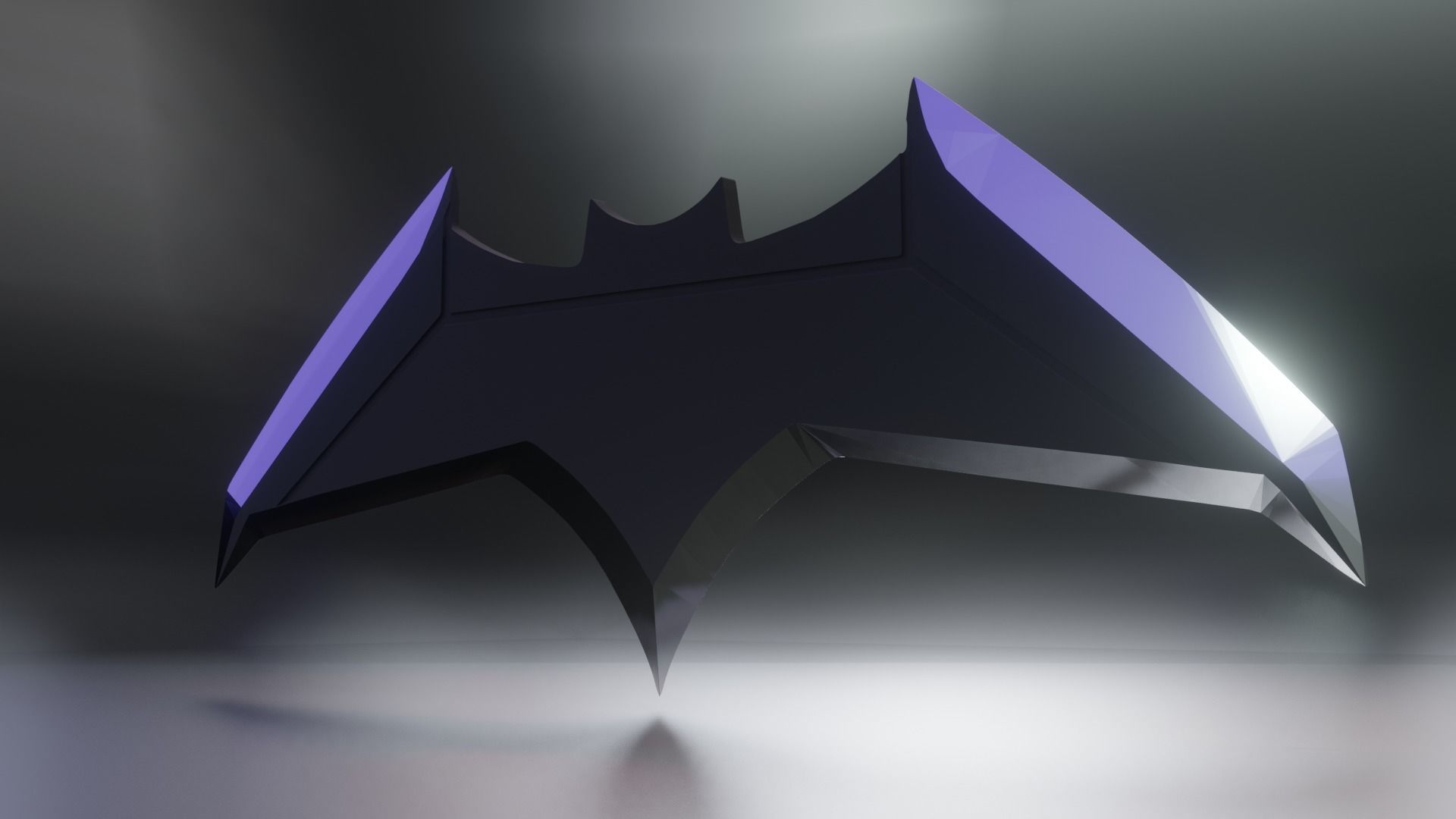 Batarang batman - animated series 3D model 3D printable | CGTrader
