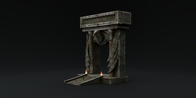 3D model Game ready ancient gate VR / AR / low-poly | CGTrader