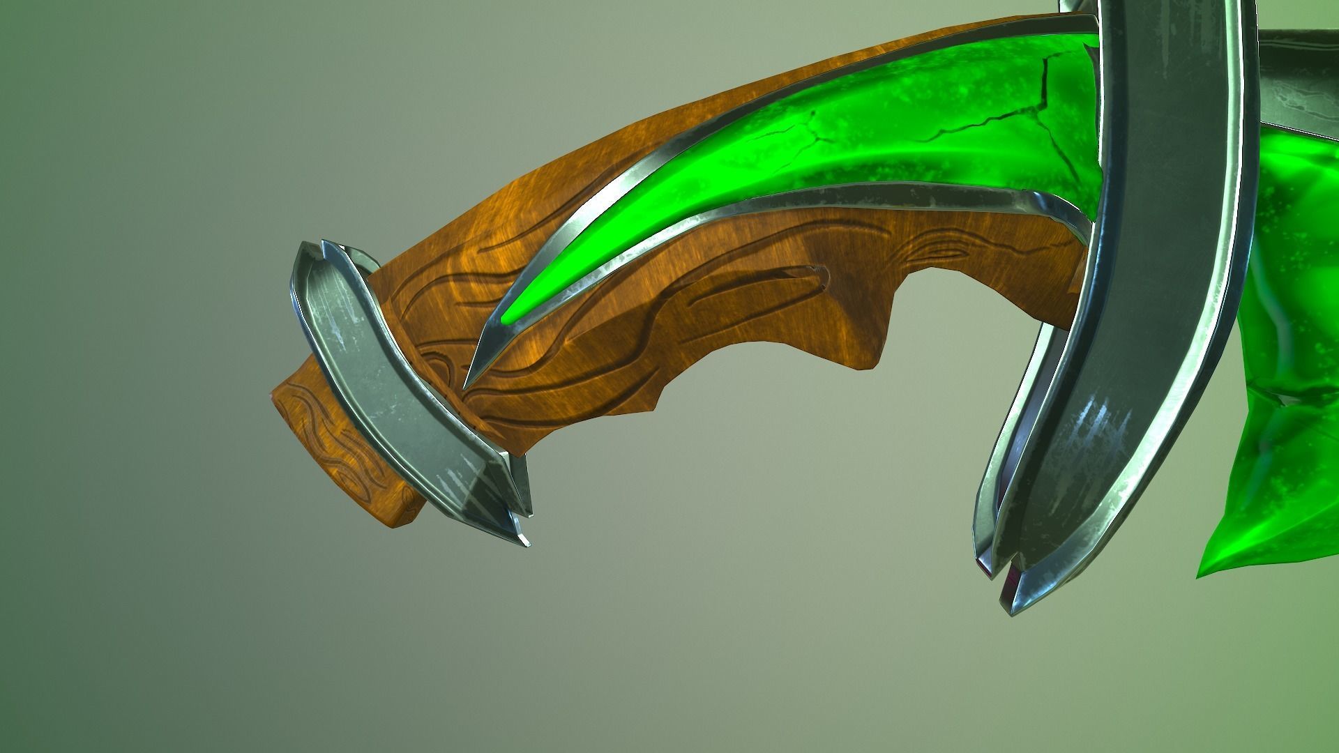 3D model stylized fantasy dagger VR / AR / low-poly | CGTrader