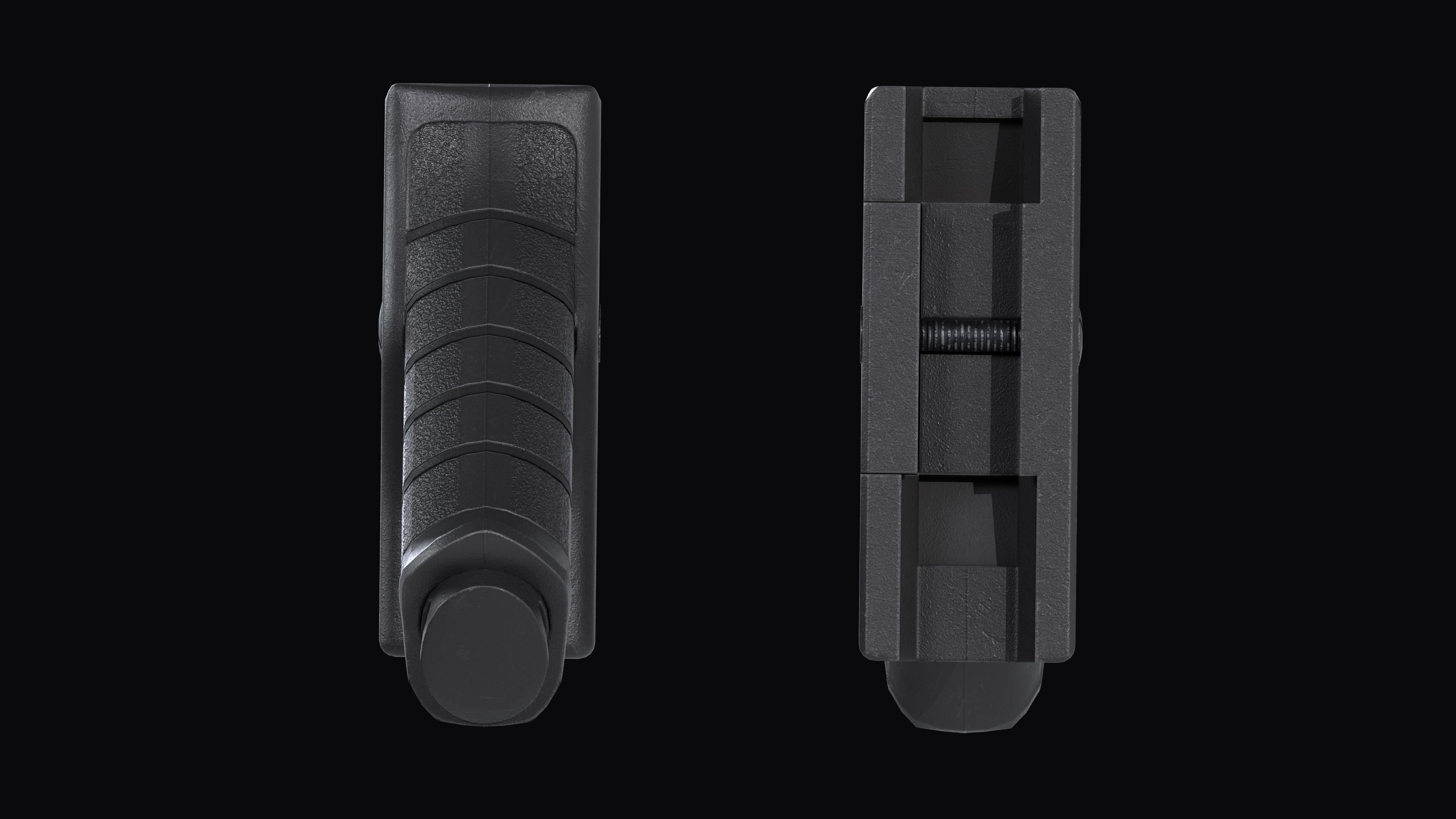 3D model Stark SE-5 Express tactical forward grip VR / AR / low-poly ...