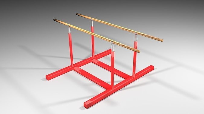 Gymnastics Equipment - Parallel Bars 3D model | CGTrader