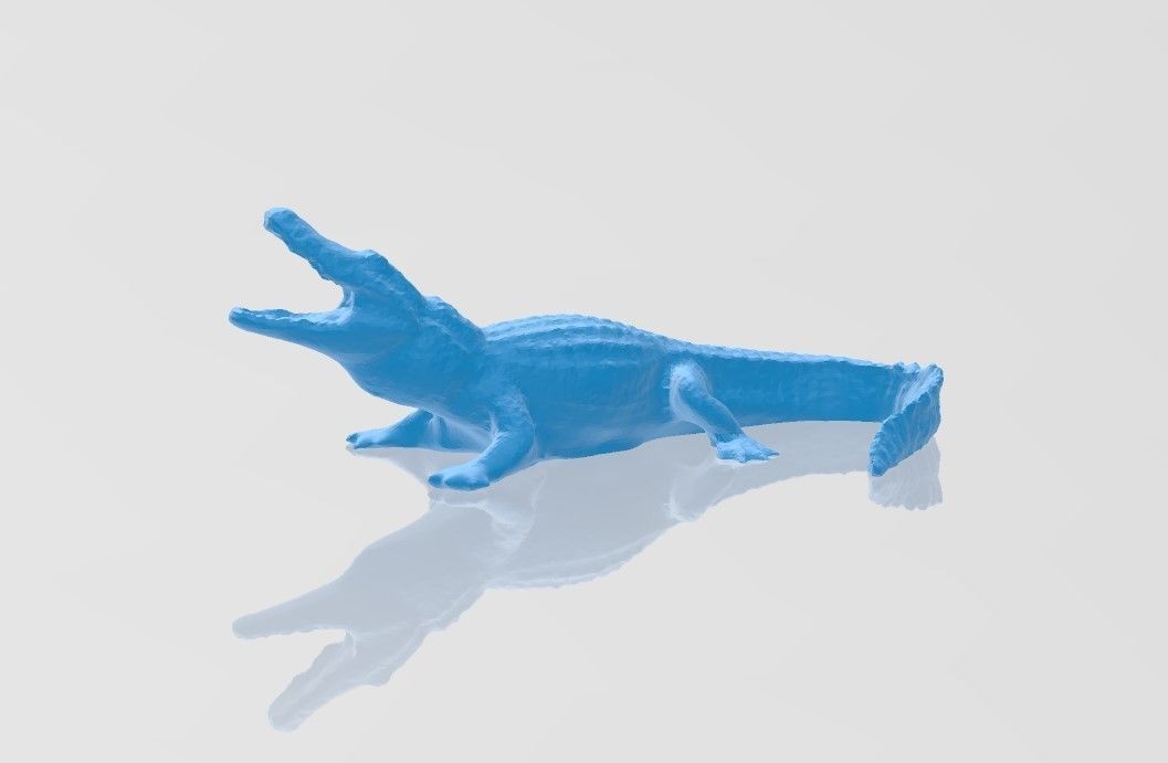 Realistic Alligator 3D Model toy crocodile free 3D model 3D printable ...