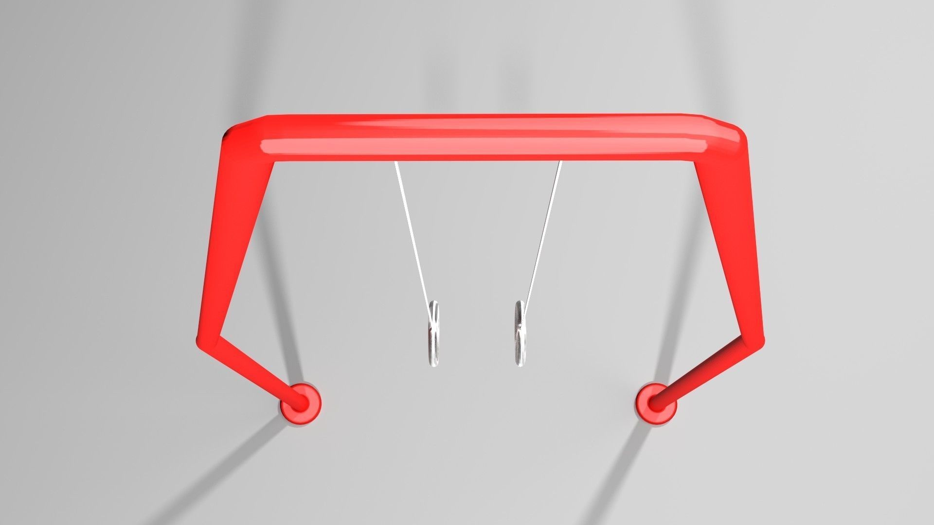 Gymnastics Equipment - Still Rings 3D model | CGTrader