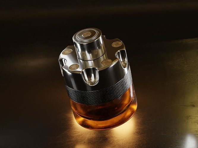 Azzaro Wanted parfum 3D model | CGTrader