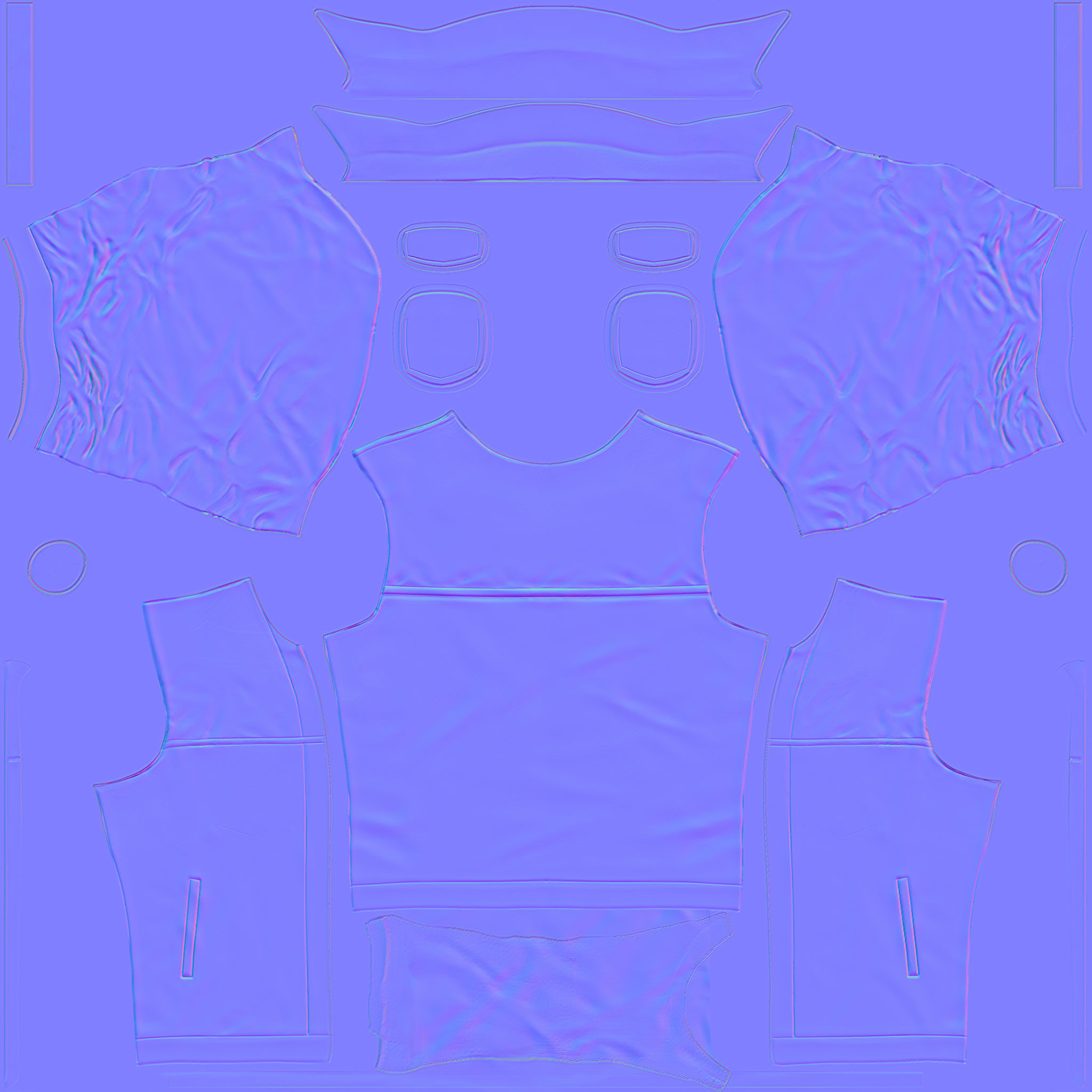 3D model Mens Open Front Denim Jacket With TShirt VR / AR / low-poly ...