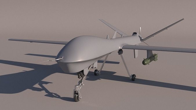 Predator UAV for 3Dprint 3D model 3D printable | CGTrader