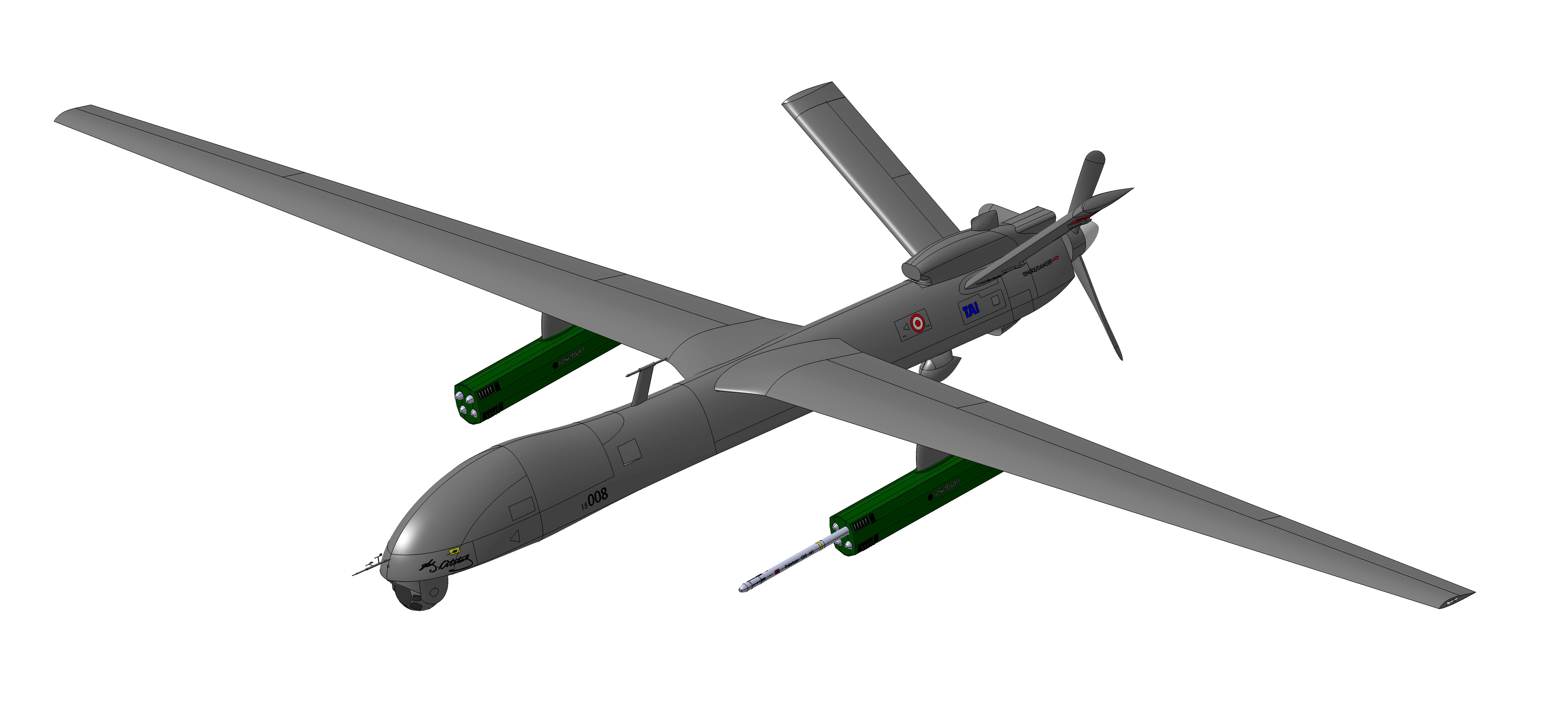 Anka-S UAV 3D model | CGTrader