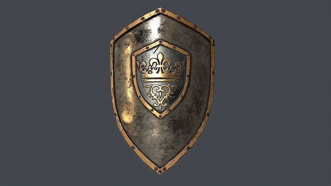 3D model King Shield PBR VR / AR / low-poly | CGTrader