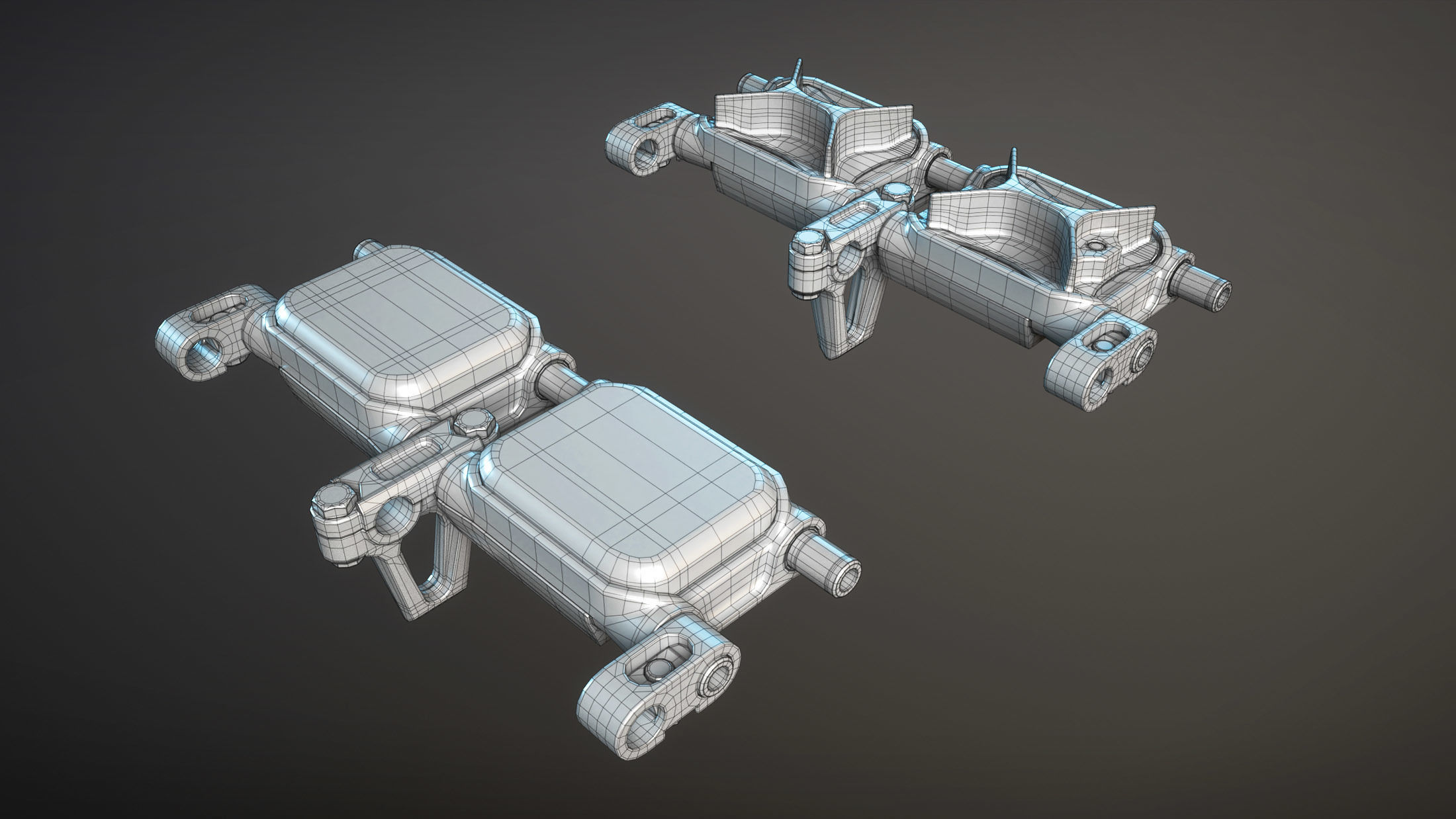 3D model T158 Track for M1 Abrams Tank VR / AR / low-poly | CGTrader