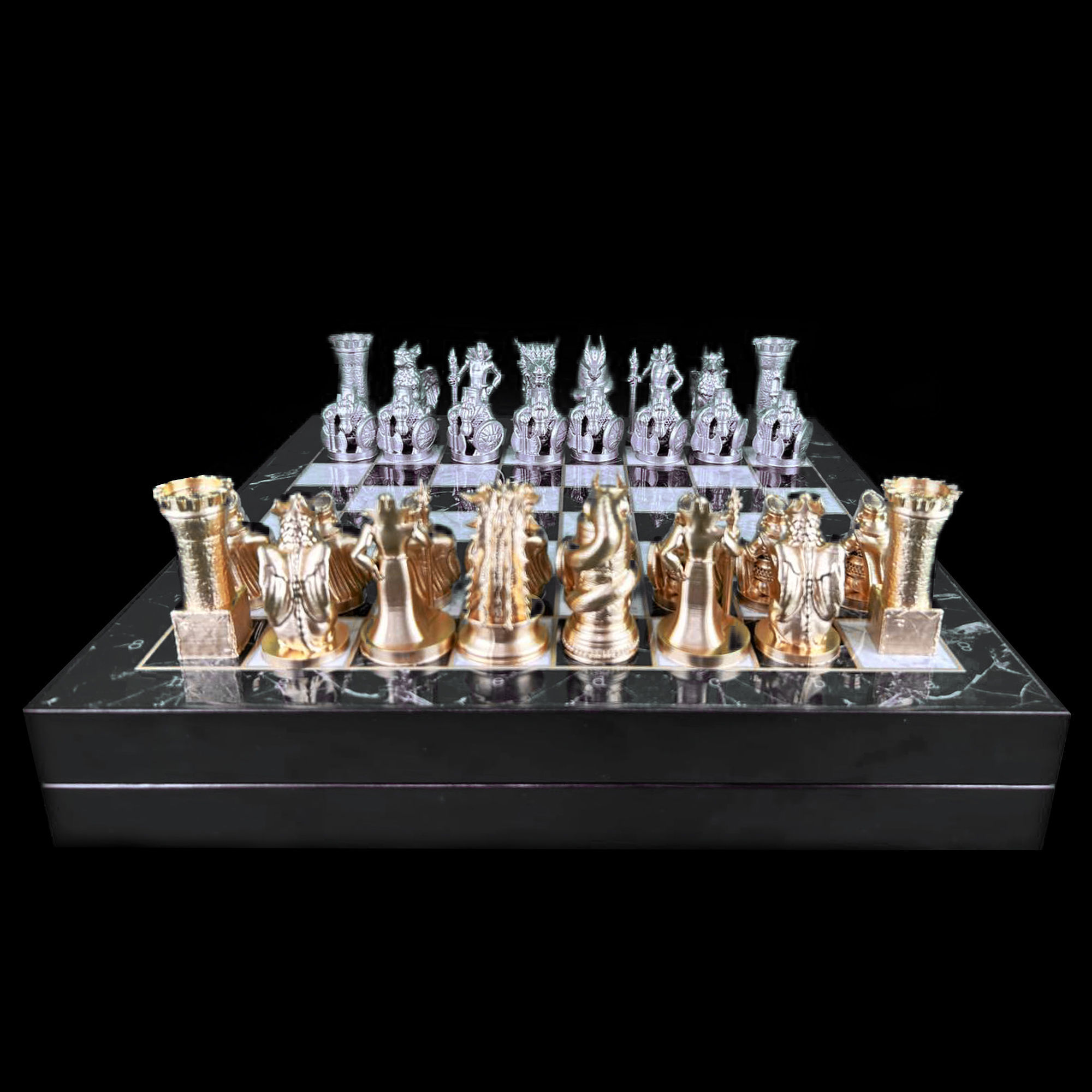 Dragon Chess Pieces 6 Different Pieces - Dragon Chess Game 3D model 3D ...