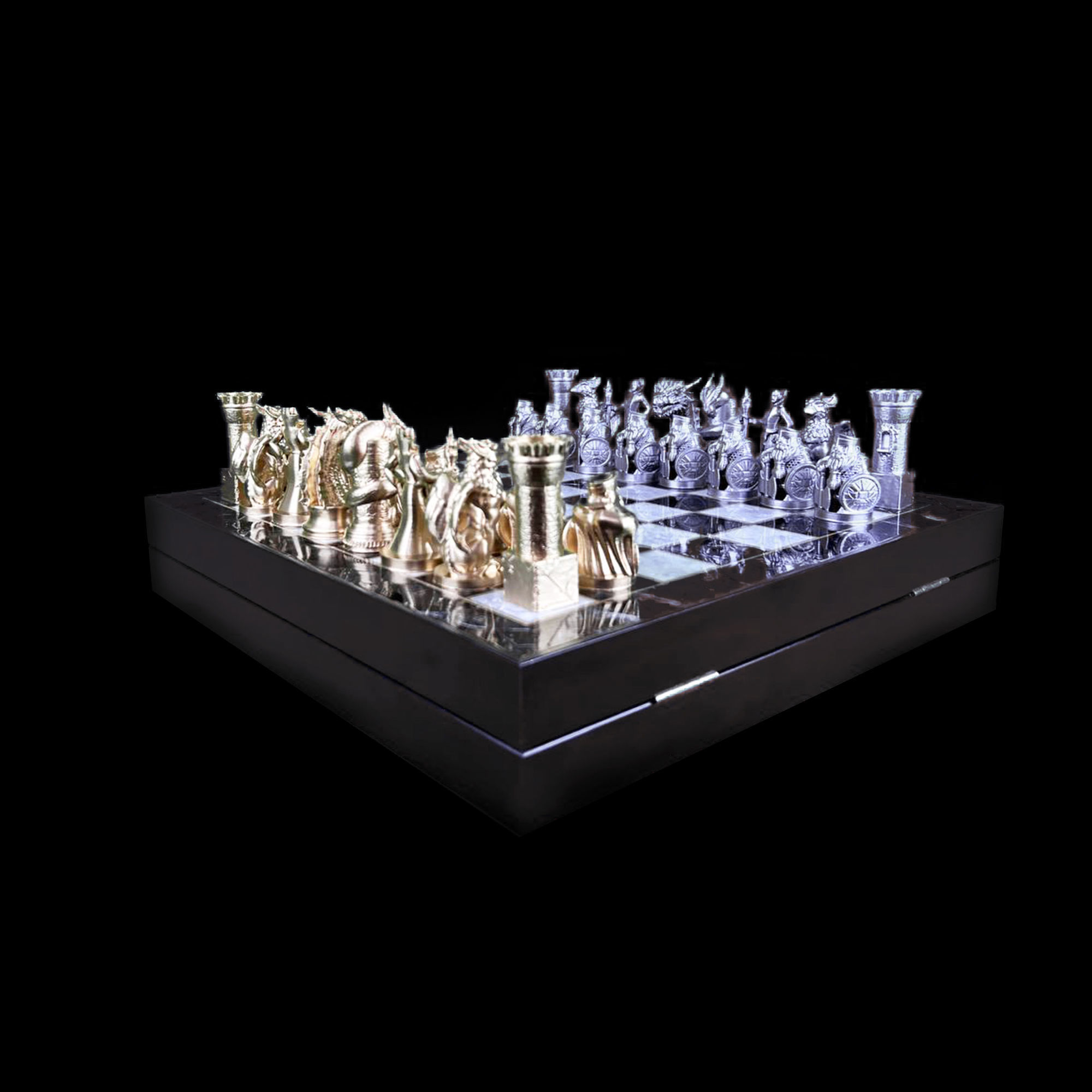 Dragon Chess Pieces 6 Different Pieces - Dragon Chess Game 3D model 3D ...
