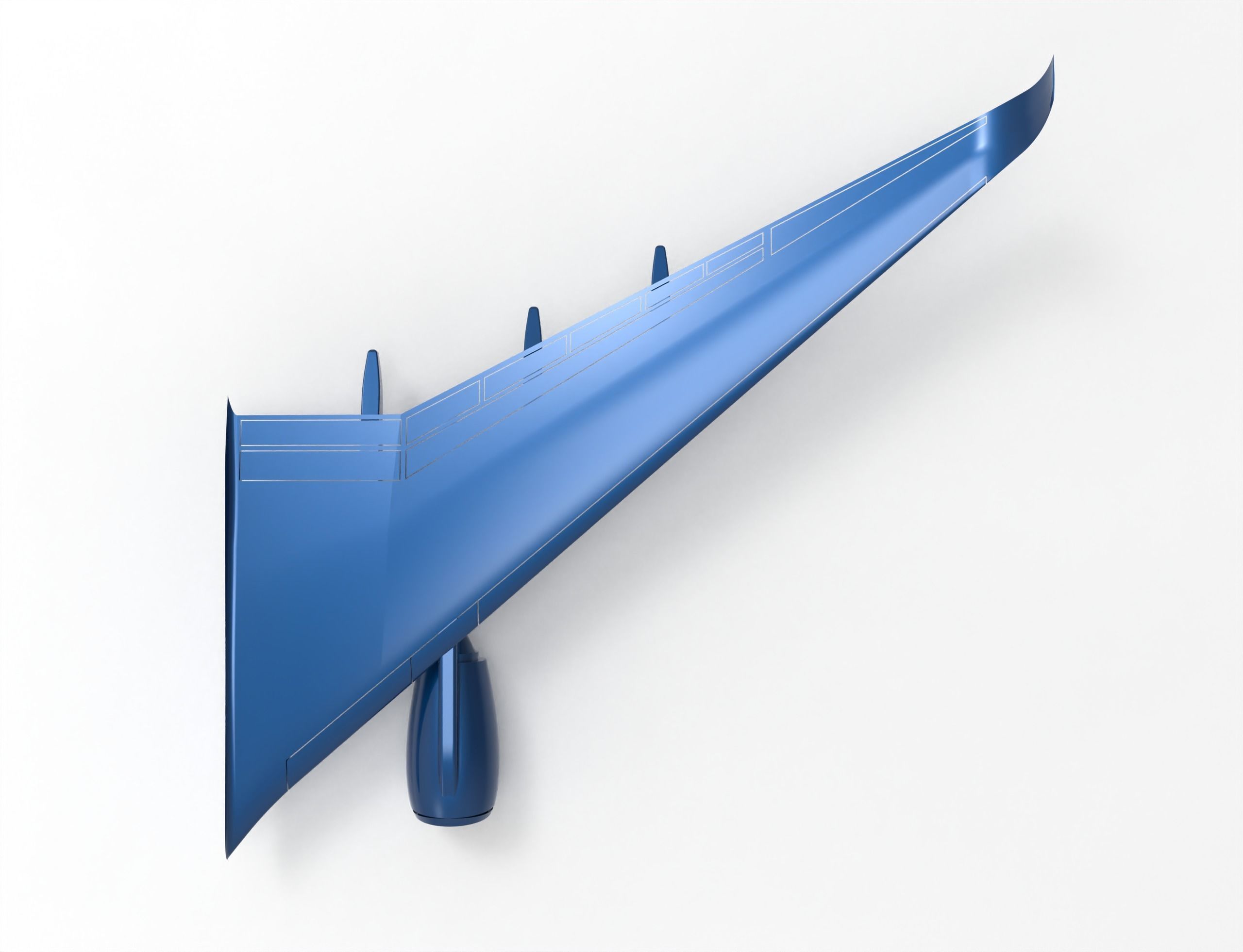 Airbus A350 Wing 3D model 3D printable | CGTrader