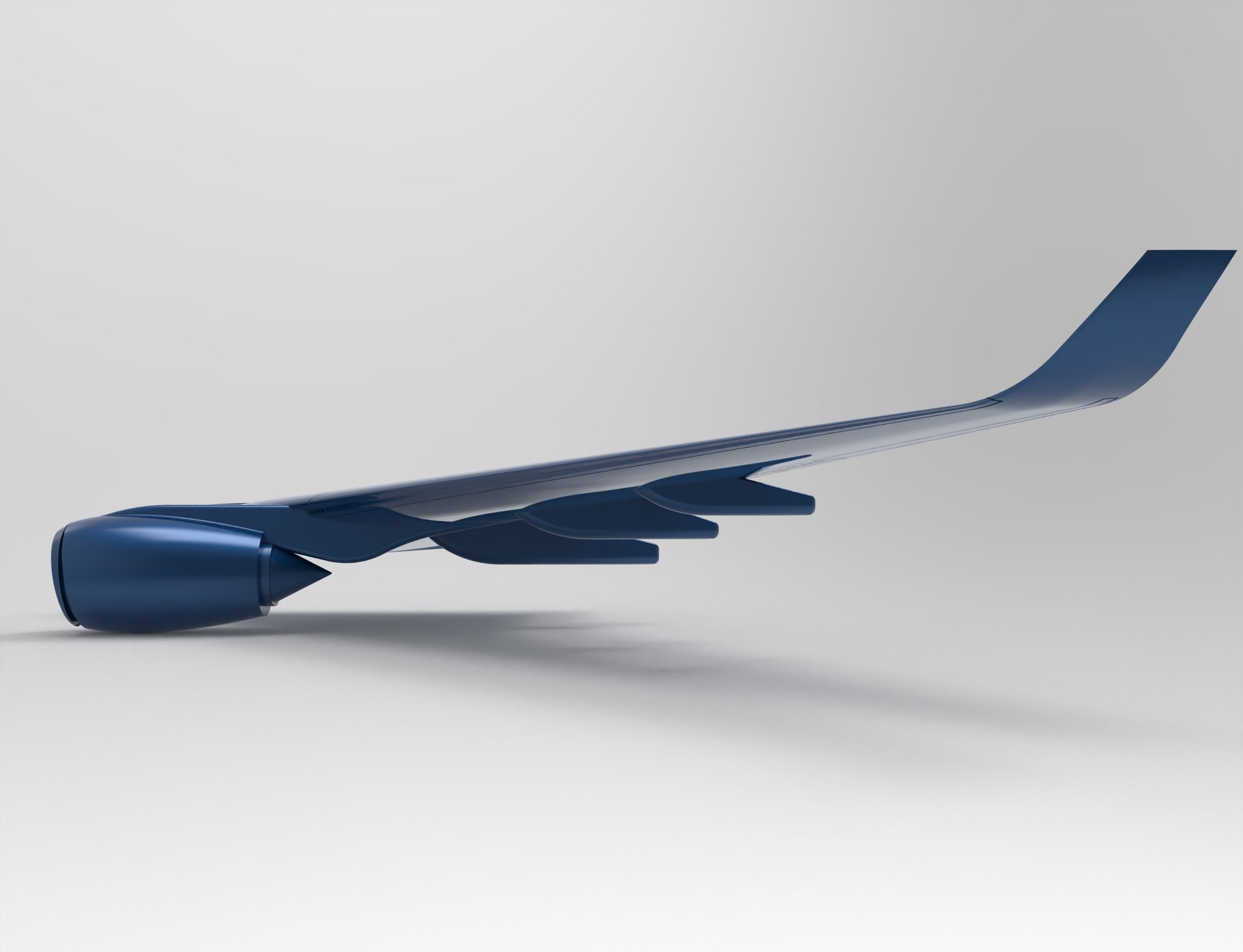 Airbus A350 Wing 3D model 3D printable | CGTrader