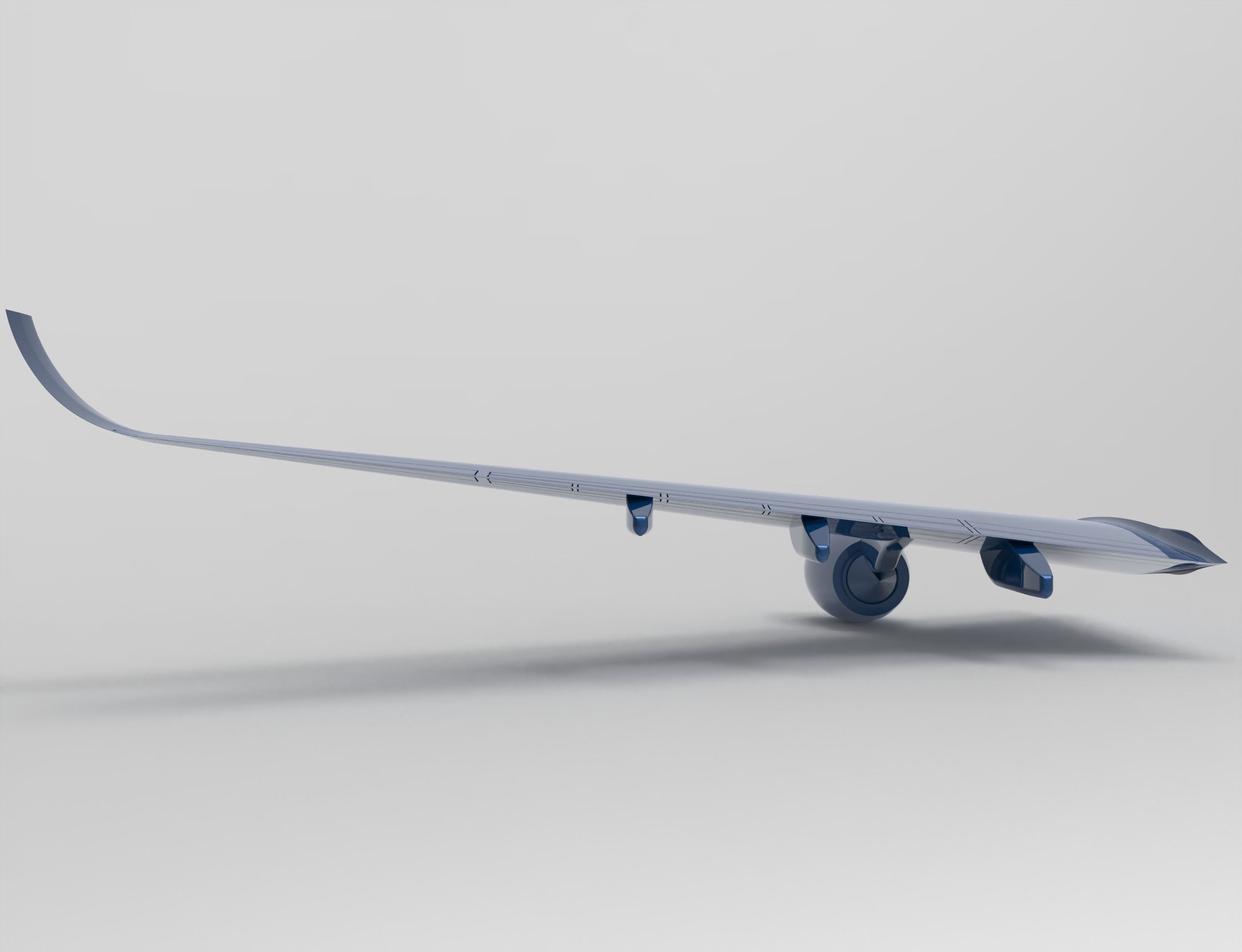 Airbus A350 Wing 3D model 3D printable | CGTrader