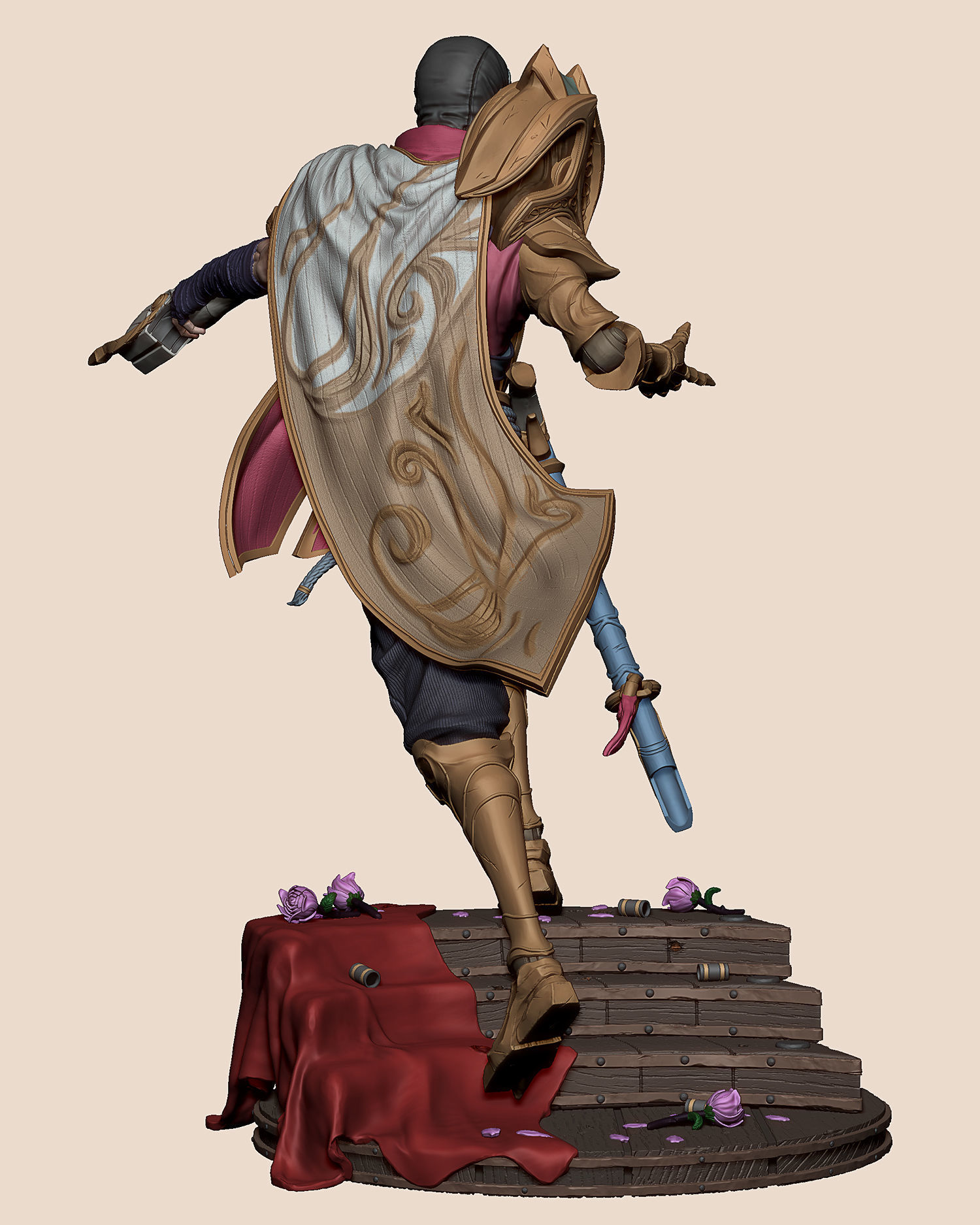 Jhin League of Legends statue 3D model 3D printable | CGTrader