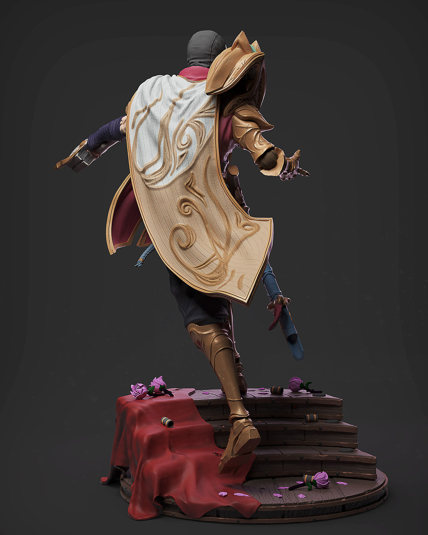 Jhin League of Legends statue 3D model 3D printable | CGTrader