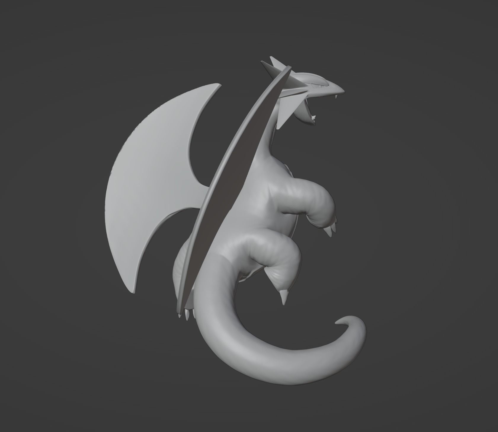 Salamence pokemon 3D print model 3D model 3D printable | CGTrader