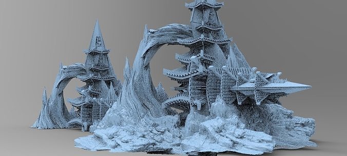 Emperor Monarch Cliff 2 Models 3D model | CGTrader