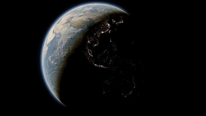 Realistic Earth 3D model | CGTrader