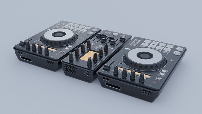 DJ Set 4K and 2K 3D model | CGTrader