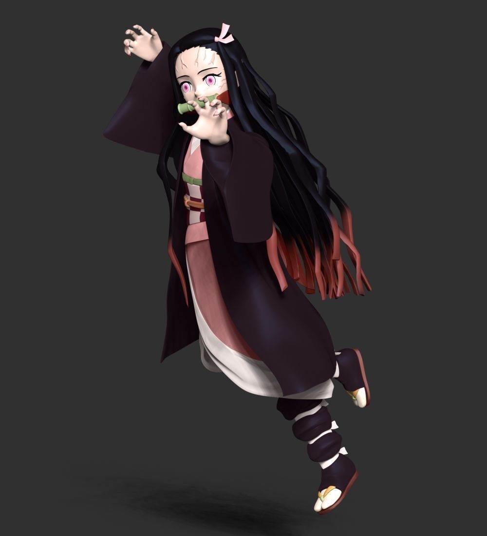Nezuko - Demon Slayer Hinokami Chronicles 3D model 3D printable | CGTrader