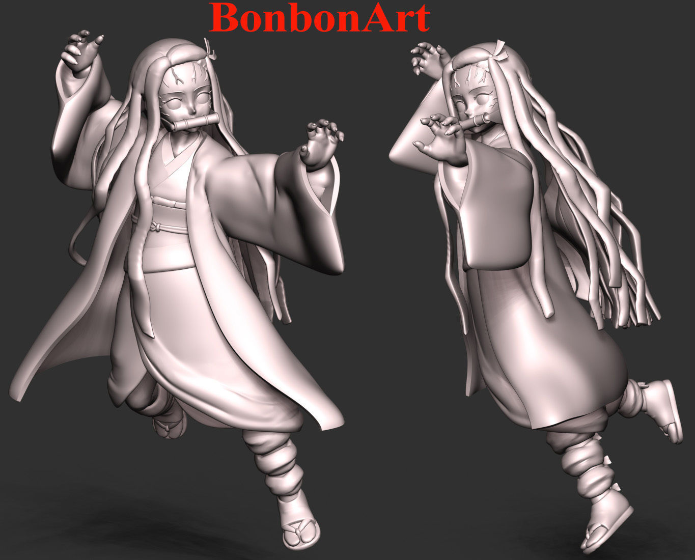 Nezuko - Demon Slayer Hinokami Chronicles 3D model 3D printable | CGTrader