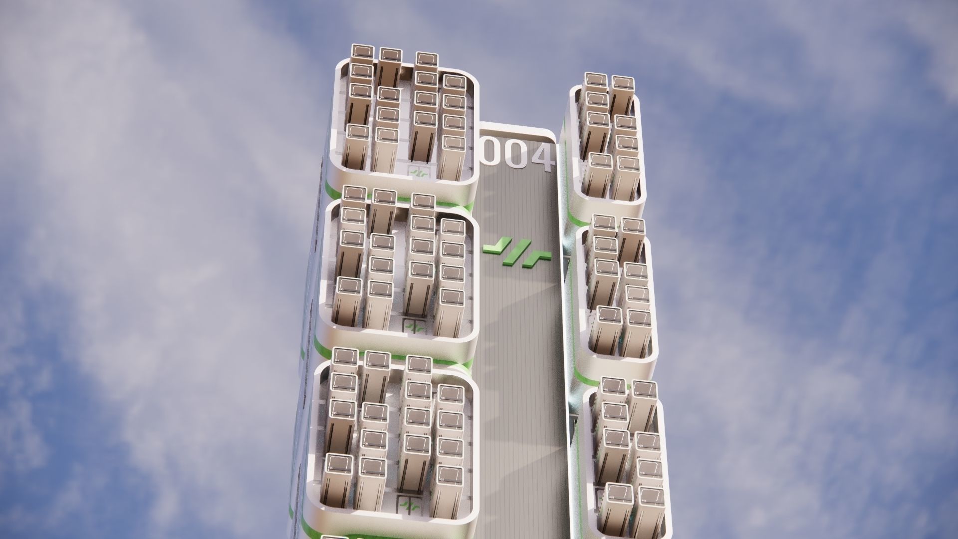 Sci-fi Tower 004 3D model | CGTrader