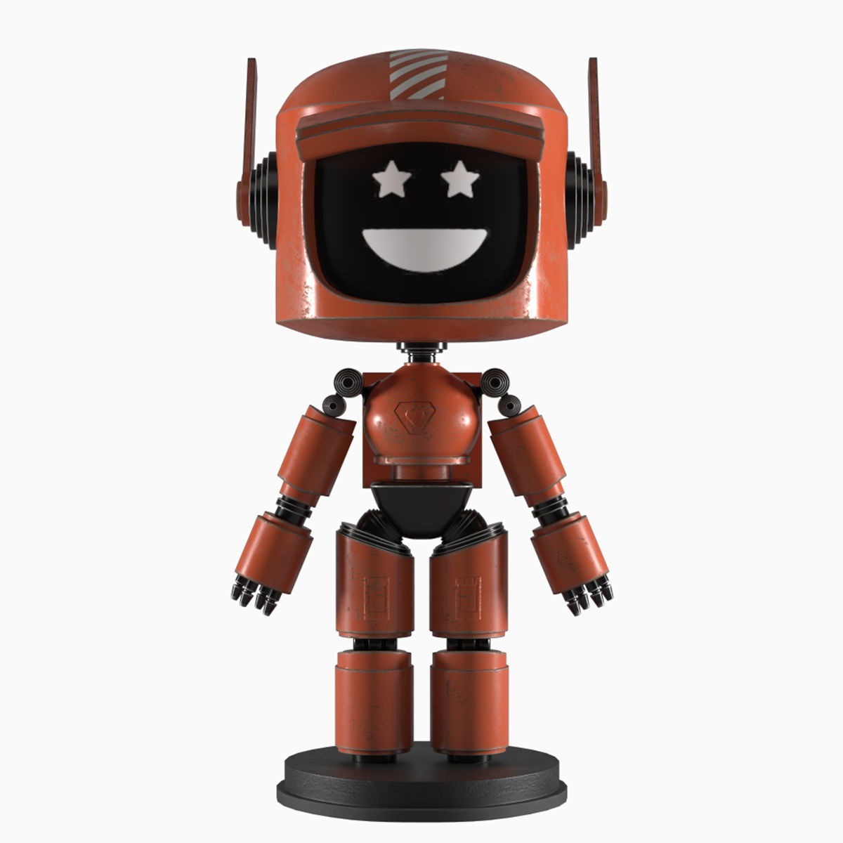 Love and death Robots 3D model | CGTrader